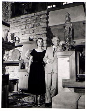 Frank Lloyd Wright And Wife Catherine Frank Lloyd Wright Student